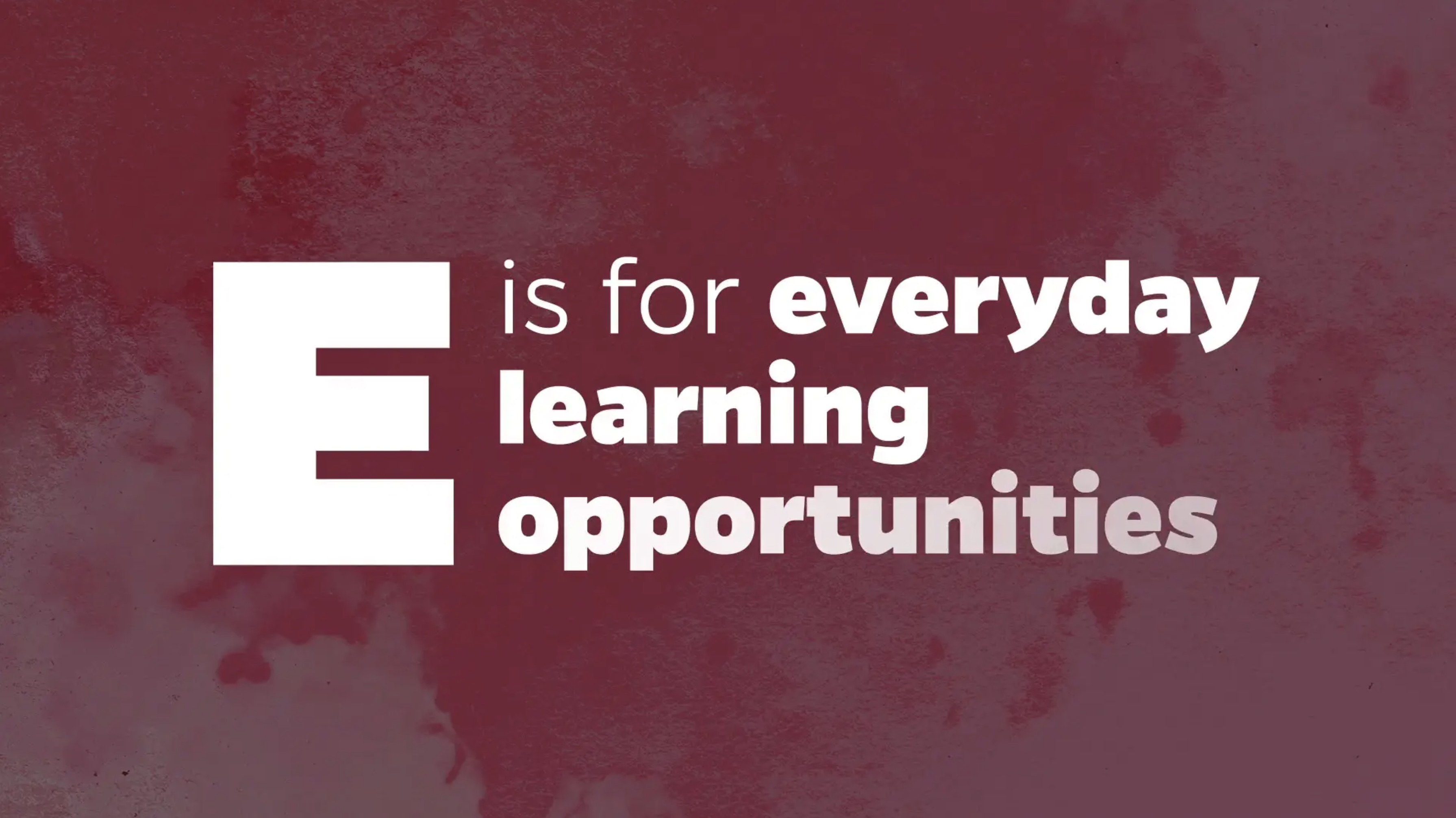 Letter E – Everyday Learning Opportunities | Anita Zucker Center